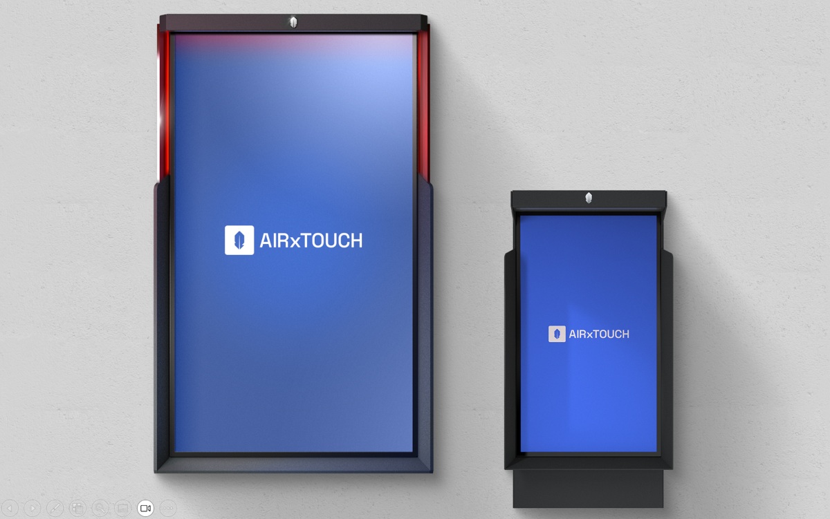 AirXtouch: Premiere for Table-Top Touchless Kiosk | invidis