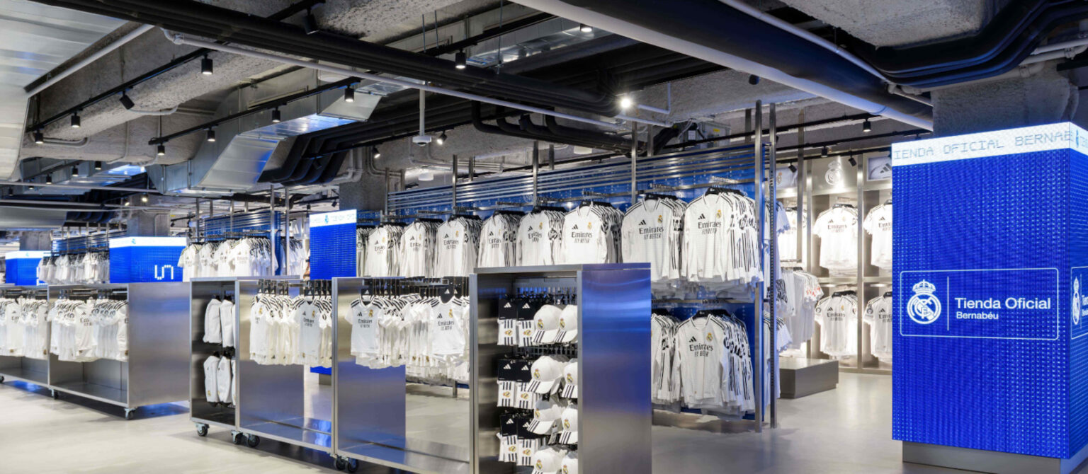 Real Madrid: New Fan Store Wows with Digital Animations | invidis