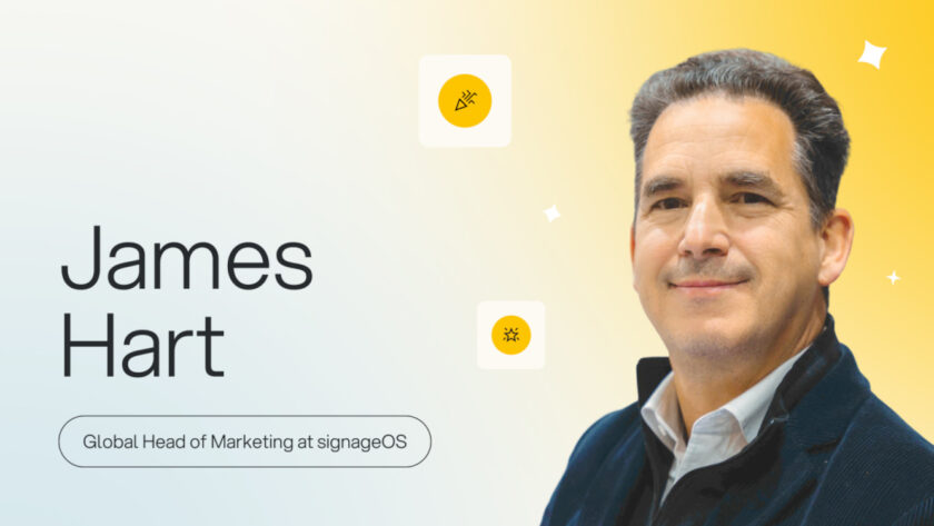 People: SignageOS Appoints James Hart as Global Head of Marketing | invidis