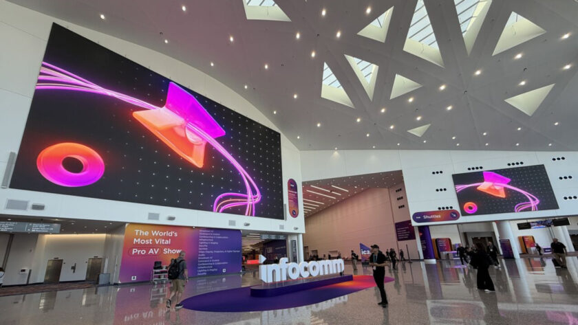 Infocomm 2026: Open Eye Turns the LVCC Lobby into a Showcase | invidis