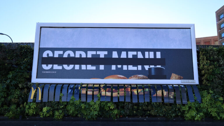 McDonald’s Leans Into Experiential OoH With Secret Menu Push | invidis